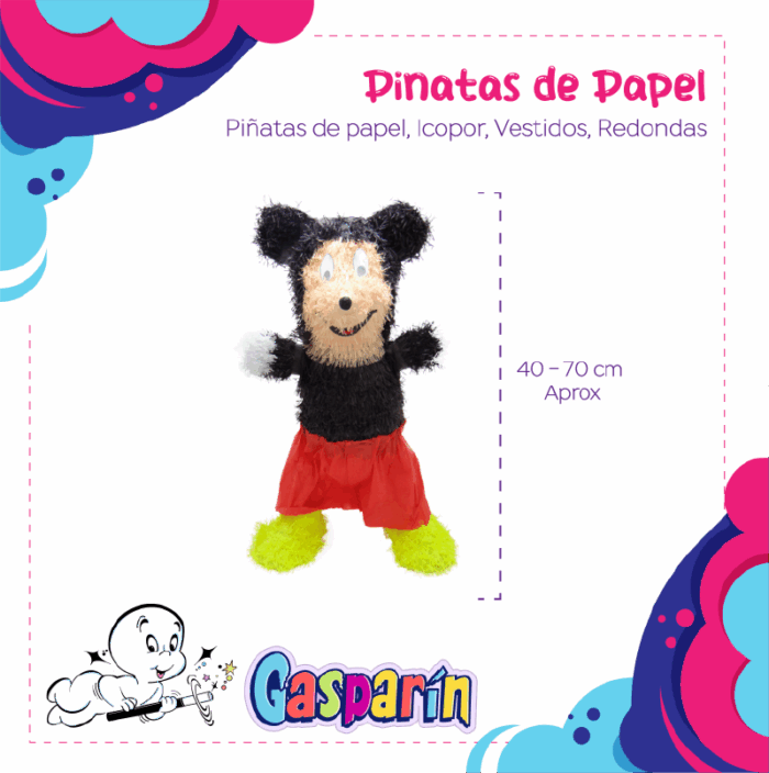 PIÑATA DE MICKEY MOUSE – Decoraciones Gasparin